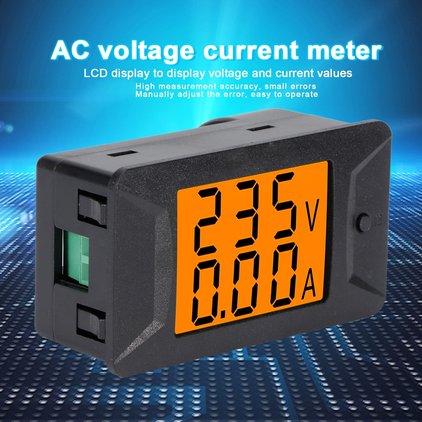 40-400V/100A AC Voltmeter Ammeter Digital Voltage Current Meter Monitor ...