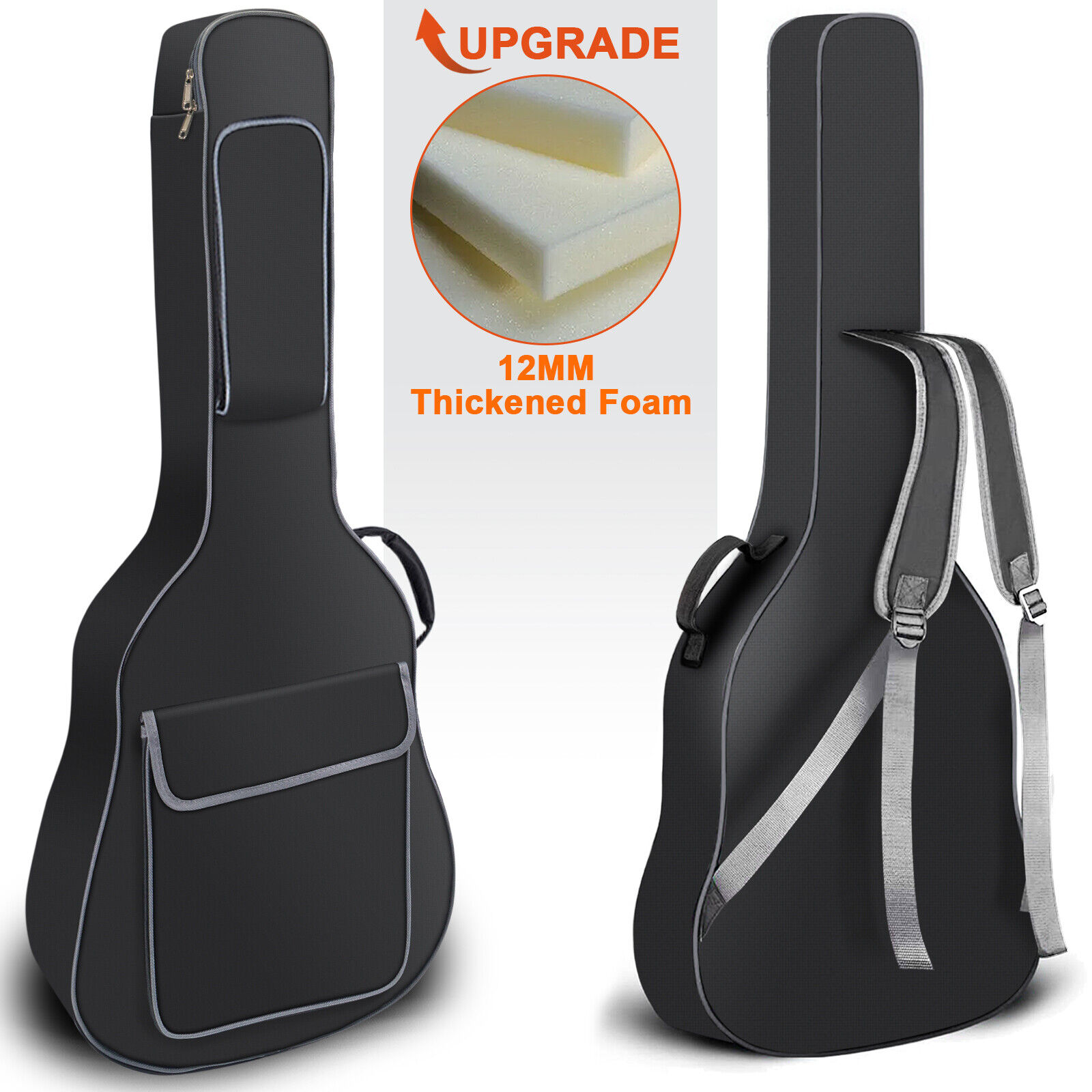 ChromaCast Electric Guitar Soft Case, Padded Gig Bag - Walmart.com