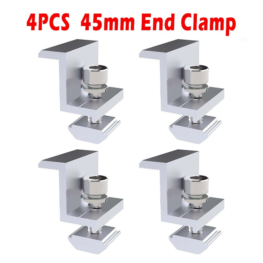 40/45MM 1Set Adjustable Solar Panel Mounting Bracket Clamp Wide ...