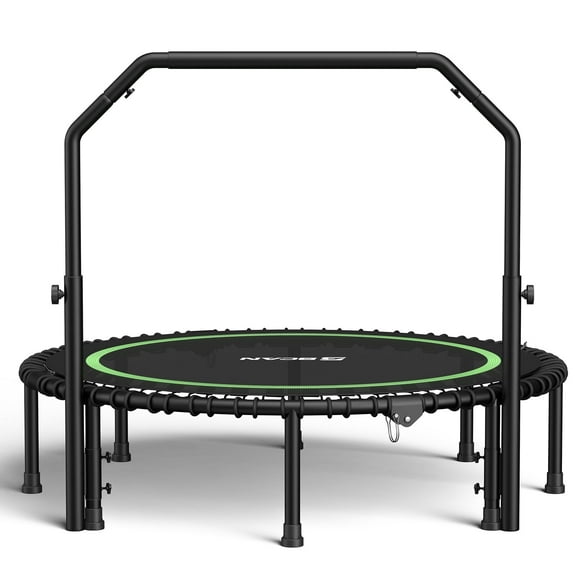Jump Into Fun 48" Rebounder Trampoline for Adults, 330LBS Foldable ...