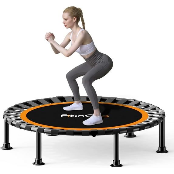 40"/48" Foldable Mini Trampoline Load 330lbs, Portable Exercise ...