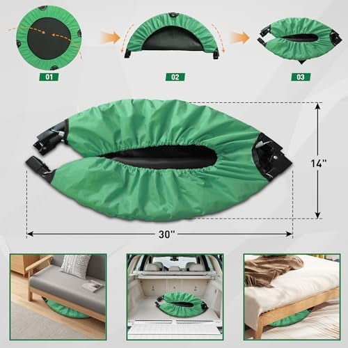 40" 48" Mini Trampoline for Adults and Kids Exercise Rebounder with ...