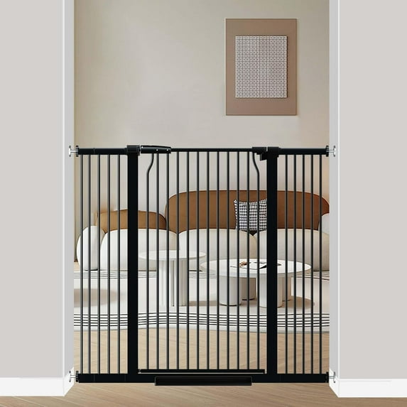40.5" Extra Tall Gate for Doorways, 40.6"-49.1" Extra Wide Pet Gate , 1 ...