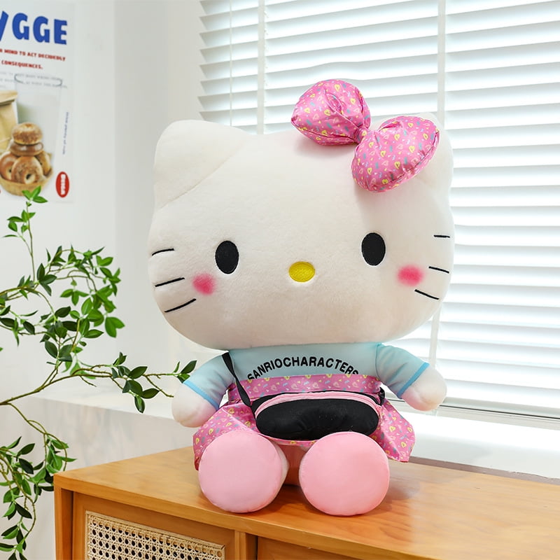 40/50/60/75 Big Size Sanrio Hello Kitty Cartoon Plush Stuffed Doll Room ...