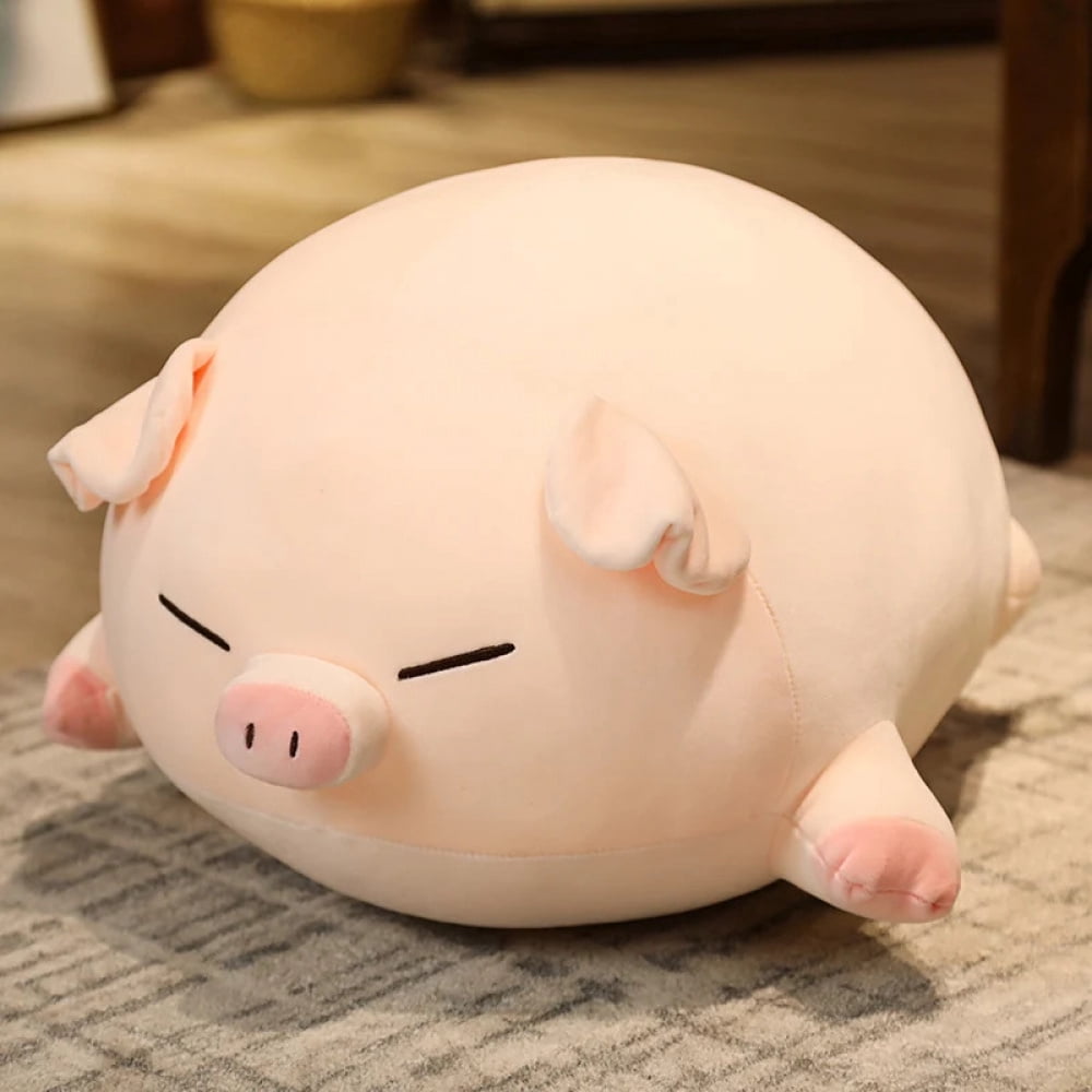 40/50/60/80cm Squish Pig Stuffed Doll Lying Plush Piggy Toy Animal Soft ...