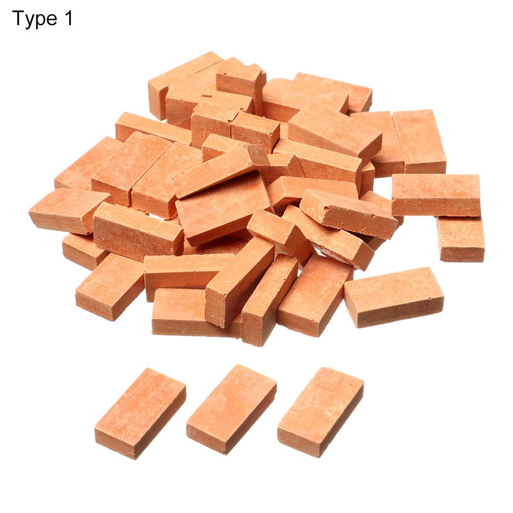 40/50/70PCS Creative DIY Building Scenery Modelling Miniature Bricks ...