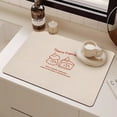 40×50cm Kitchen Countertop Drain Mat - Anti-Oil, Anti-Slip, Absorbent ...
