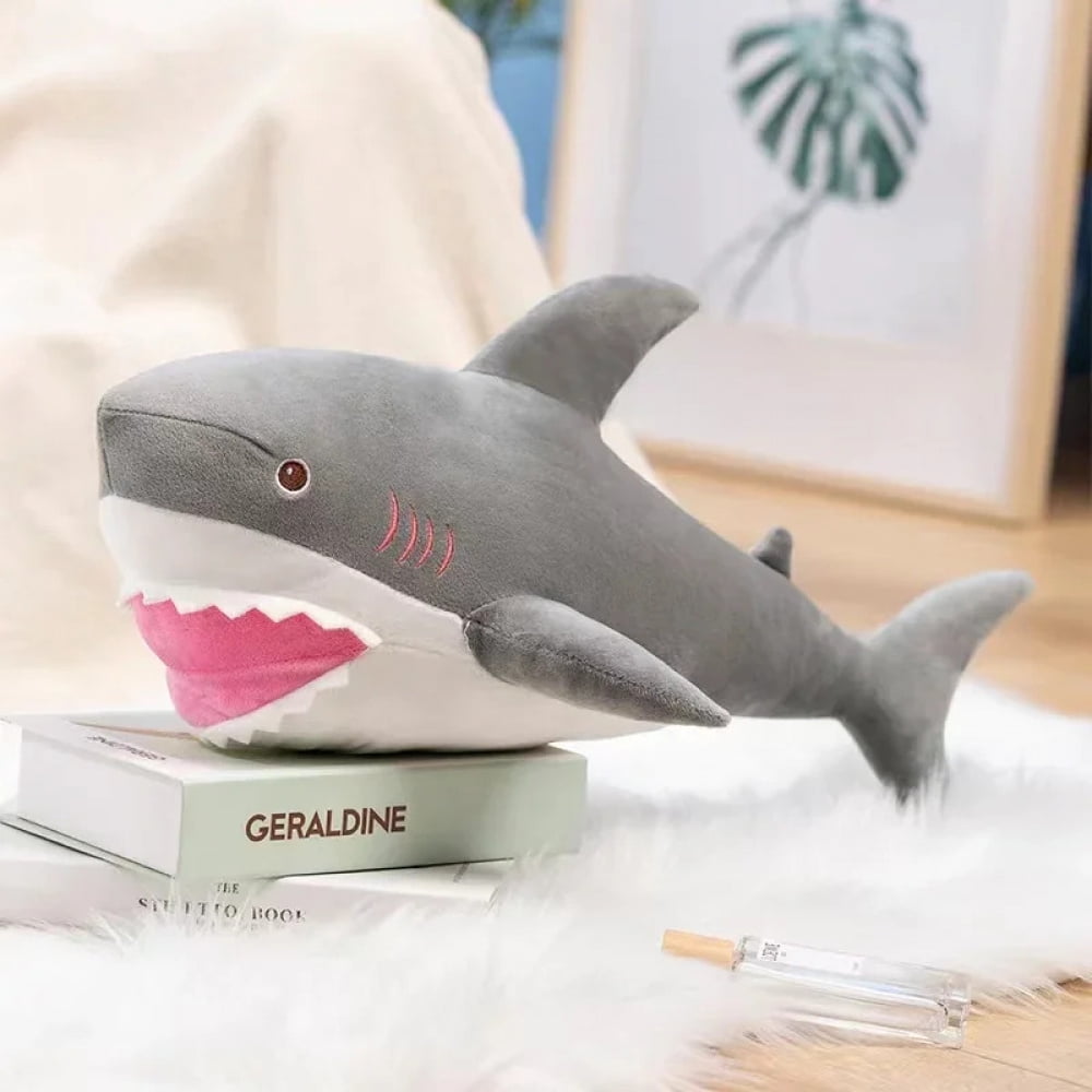 40/50cm Simulated Killer whale Great White Shark Plush Toys Baby Kids ...