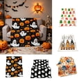 40*52Inch Halloween Pumpkin Ghost Gnome Flannel Throw Blanket Warm ...