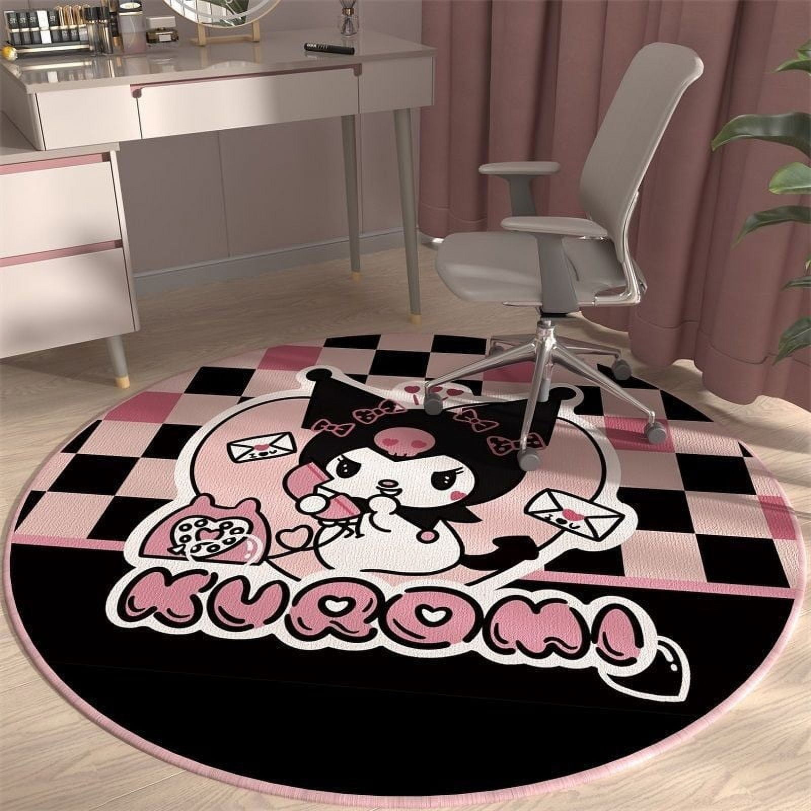 40/60/100cm Kuromi Sanrio Cushion Pillow Kawaii Anime Carpet Bathroom ...