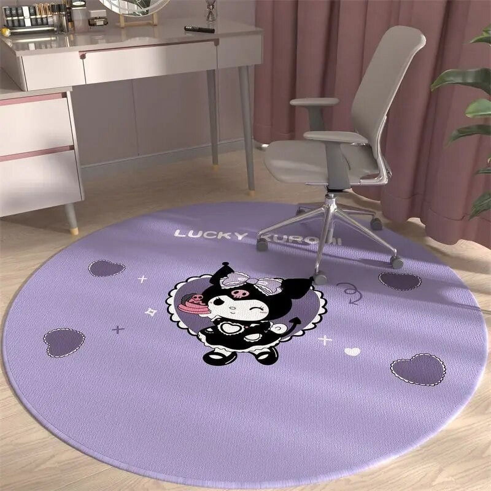 40/60/100cm Sanrio Kuromi Cushion Pillow Kawaii Anime Carpet Bathroom ...