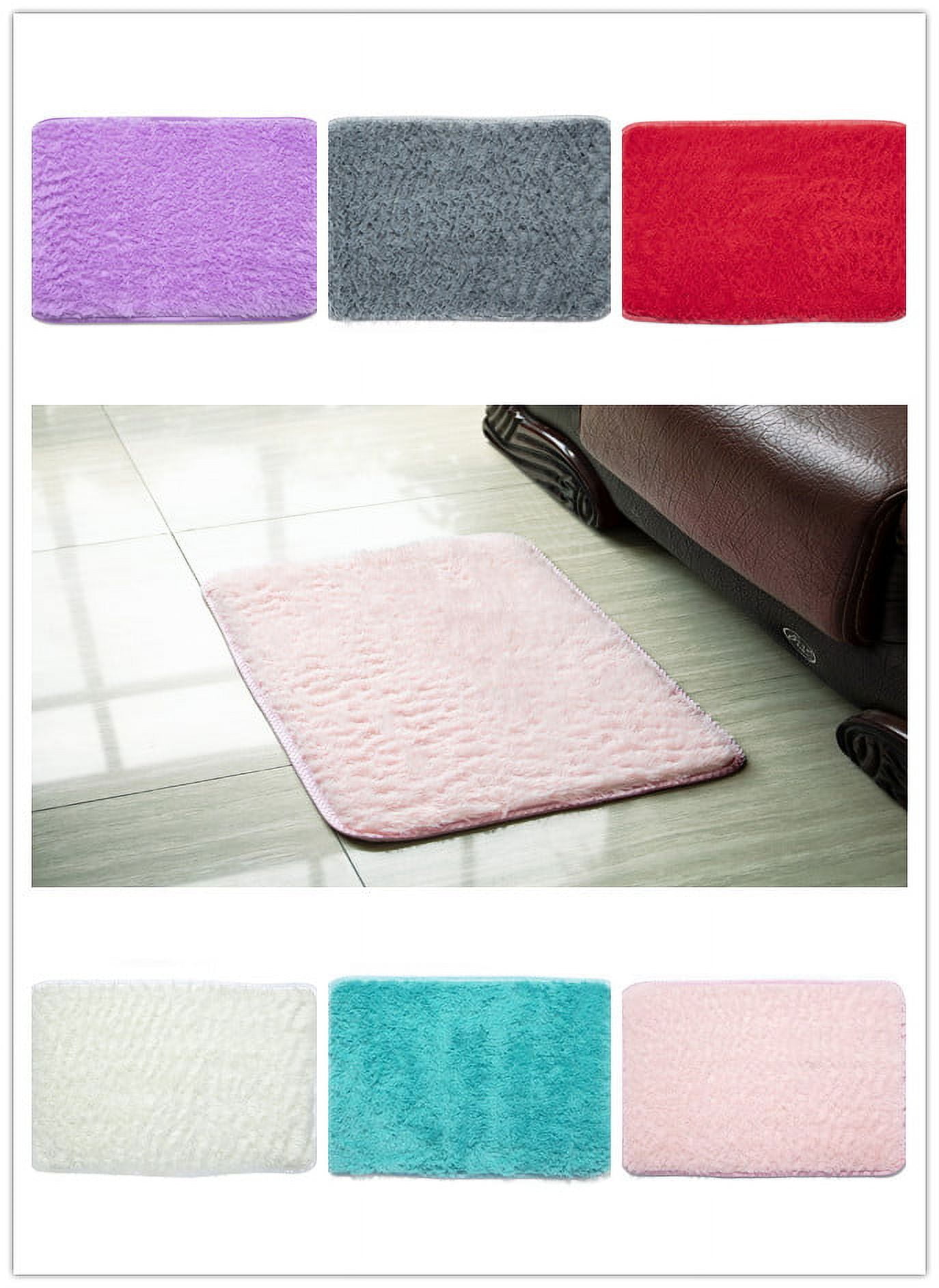 40*60 CM Shaggy Chenille Bathroom Carpet Mat Bedroom Floor Mat Rug Anti ...