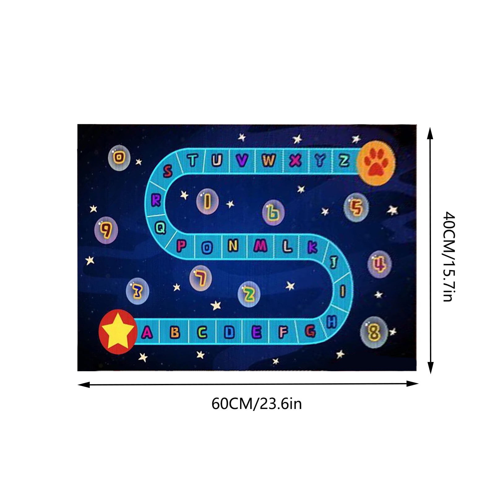 40*60cm Children Carpet Parking Lot Climbing Mat Game Traffic Road Mat ...