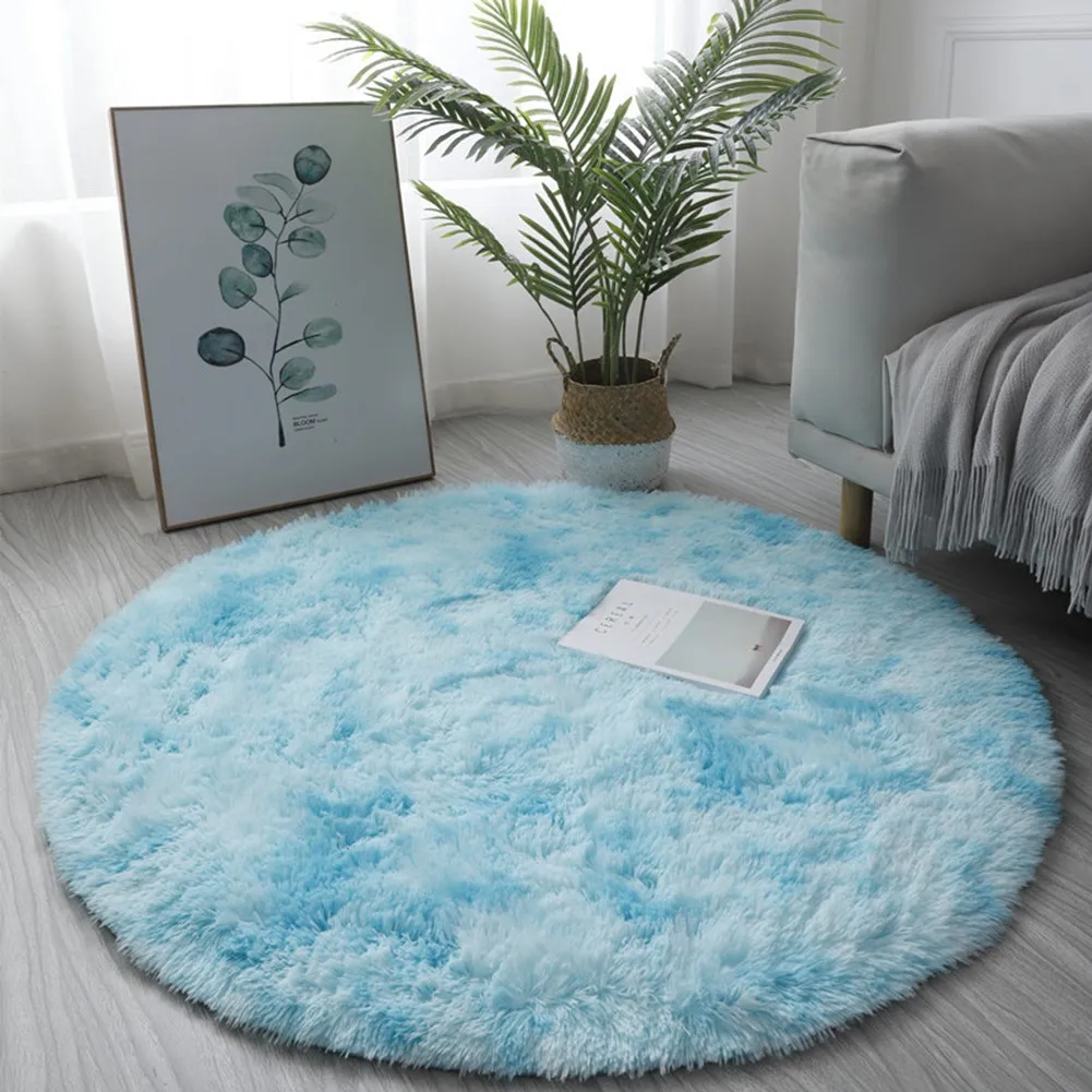 40/60cm Pink Round Rug Mat Living Room Bedroom Carpet Floor Fluffy-Mat ...