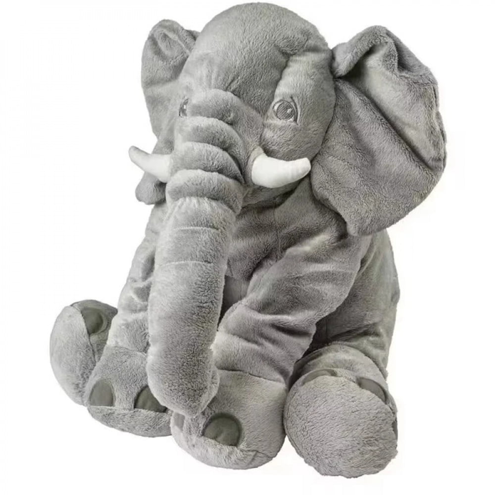 40-60cm Soft Grey Elephant Plush Big Elephant Toys Stuffed Animals ...