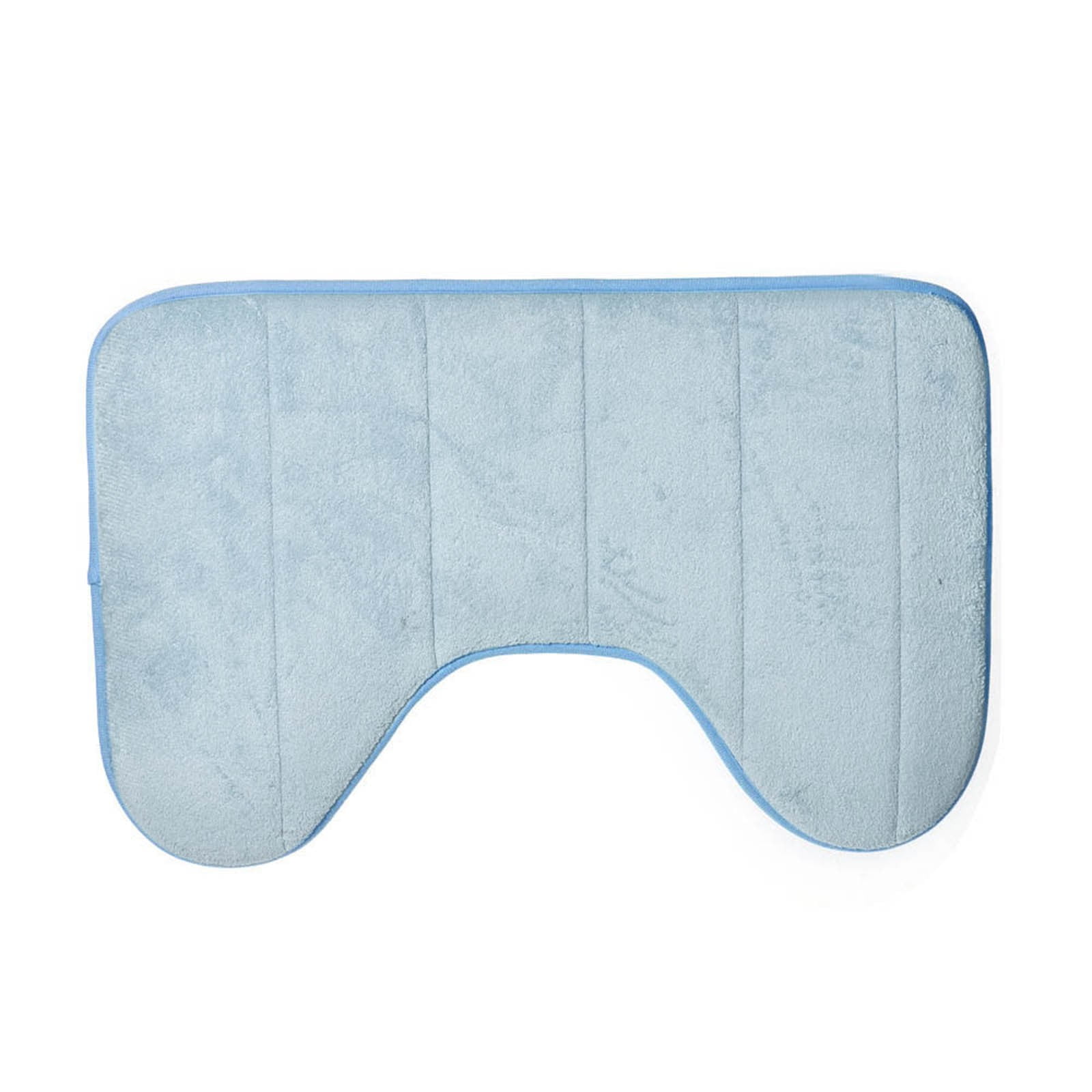 40*60cm U Shaped Bath Mat - Fluffy Velvet Non-Slip Rug | Bathroom Floor ...