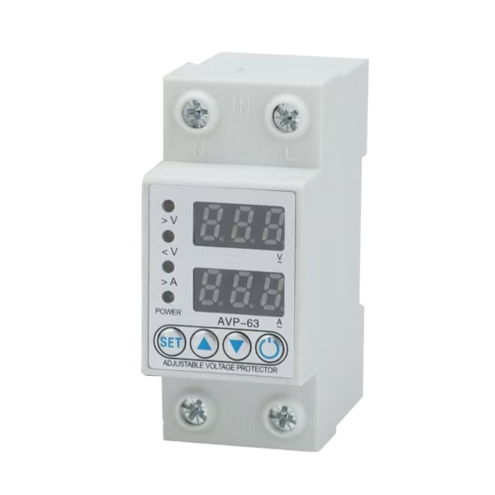 40/63A Rail Type Adjustable Overvoltage Protector Overcurrent ...