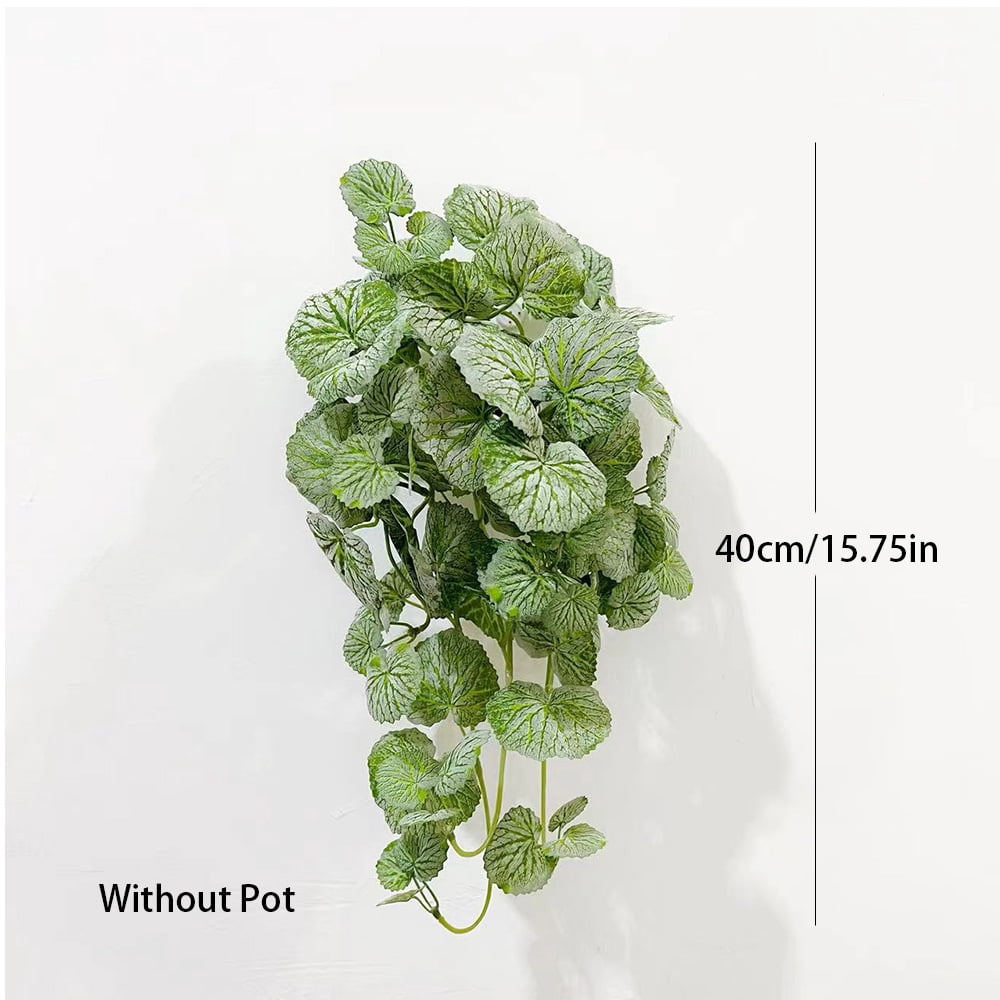 40-70cm Fake Hanging Plants Artificial Begonia Plant Vines Silk Fern ...