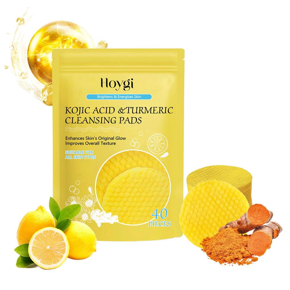 40/80/120PCS Turmeric Cleansing Pads, Kojic Acid And Turmeric Pads ...