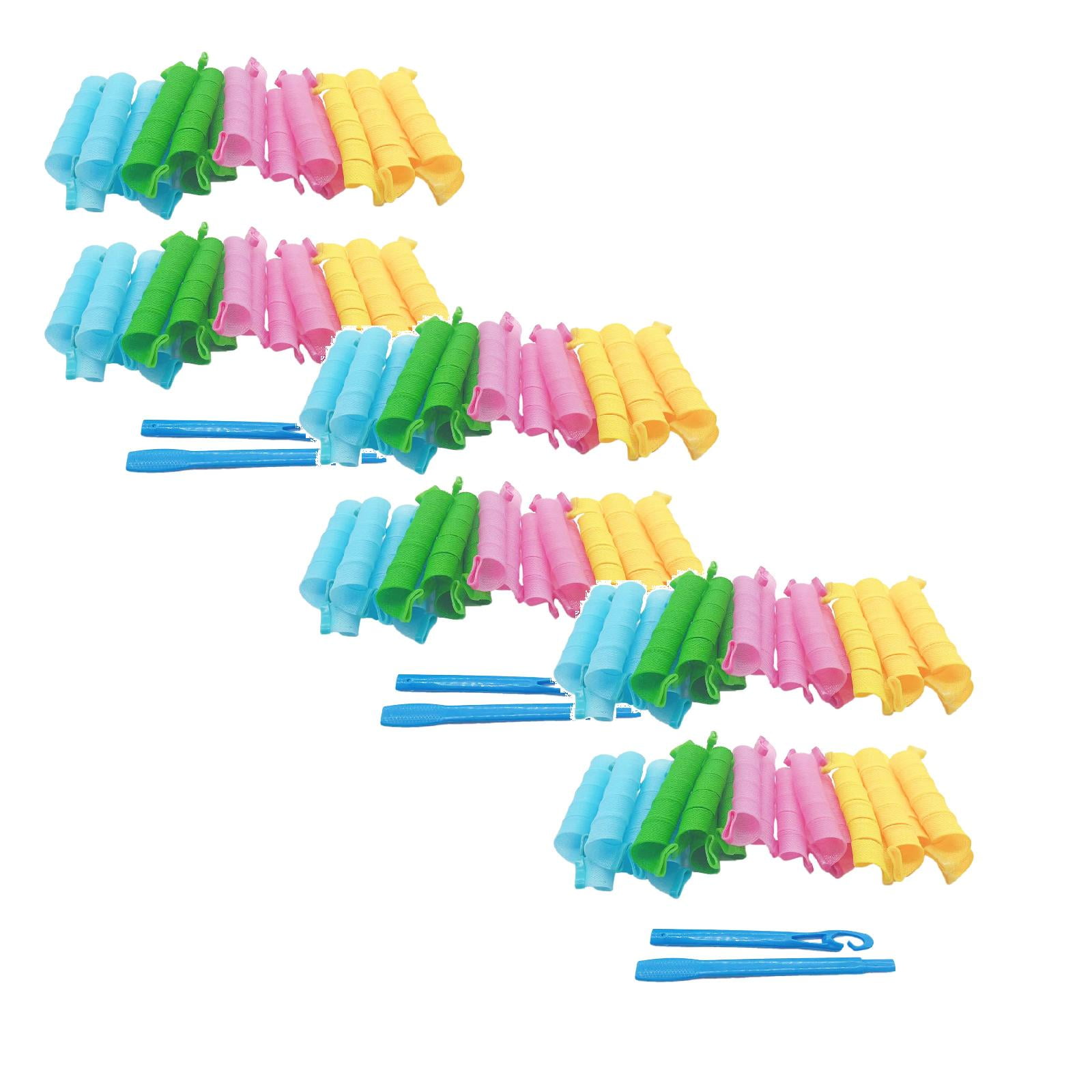40/80/120Pcs Heatless Hair Curlers Supplies,Easy to Use,Do Not Hurt ...