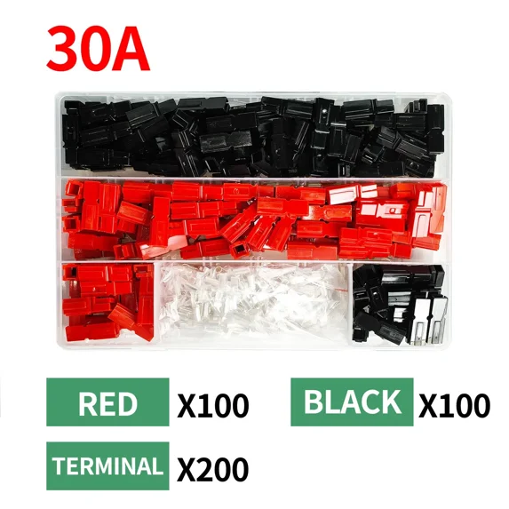 40/90/200/500Pcs Anderson 30A Single Pole High Current Electric ...