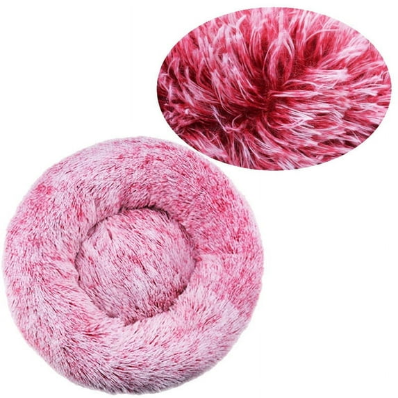 40-90cm 6 Sizes Round Pet Bed for Large Dog Bed Super Soft Cat Bed ...