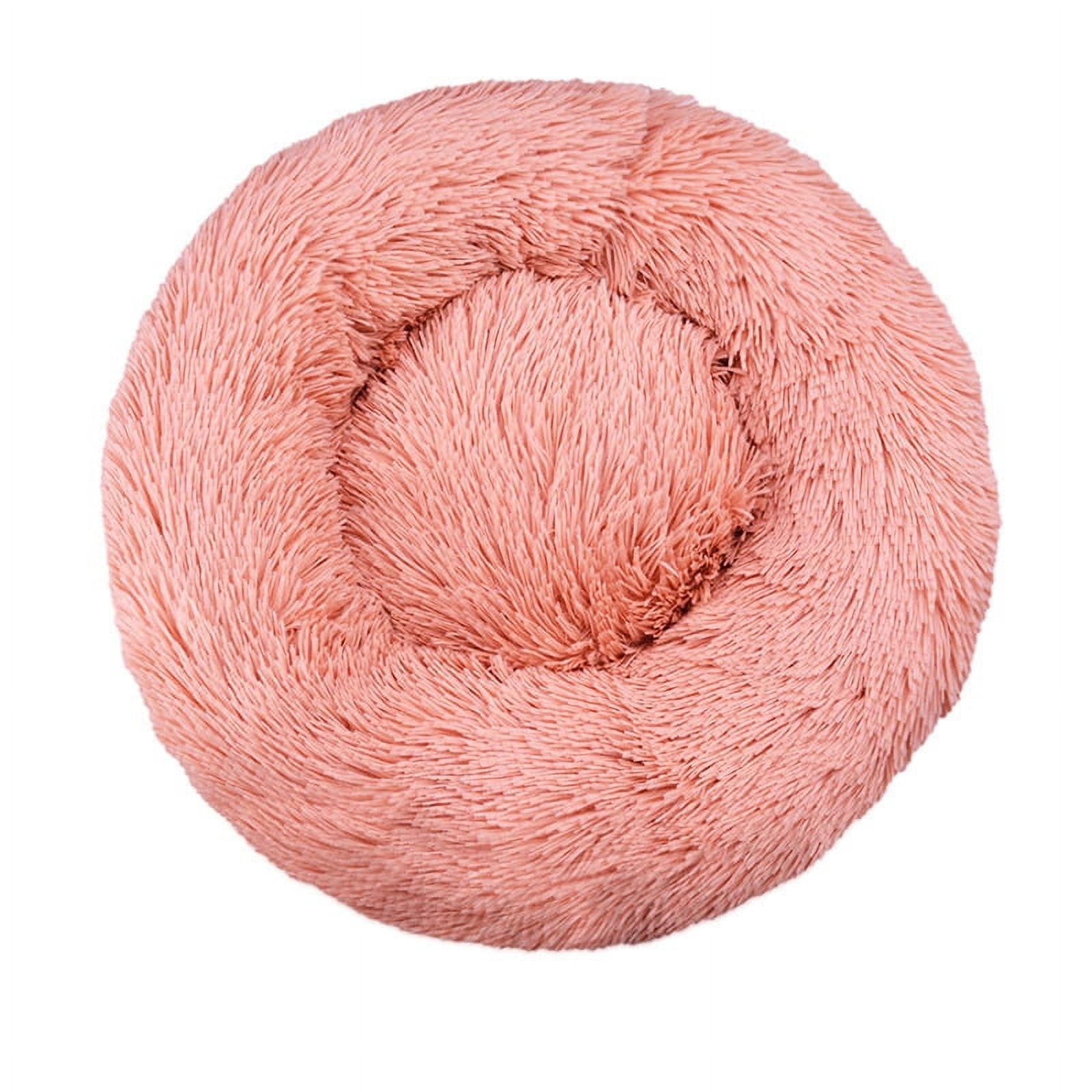 40-90cm Fluffy Dog Bed For Large Round Dog Bed Super Soft Cat House ...