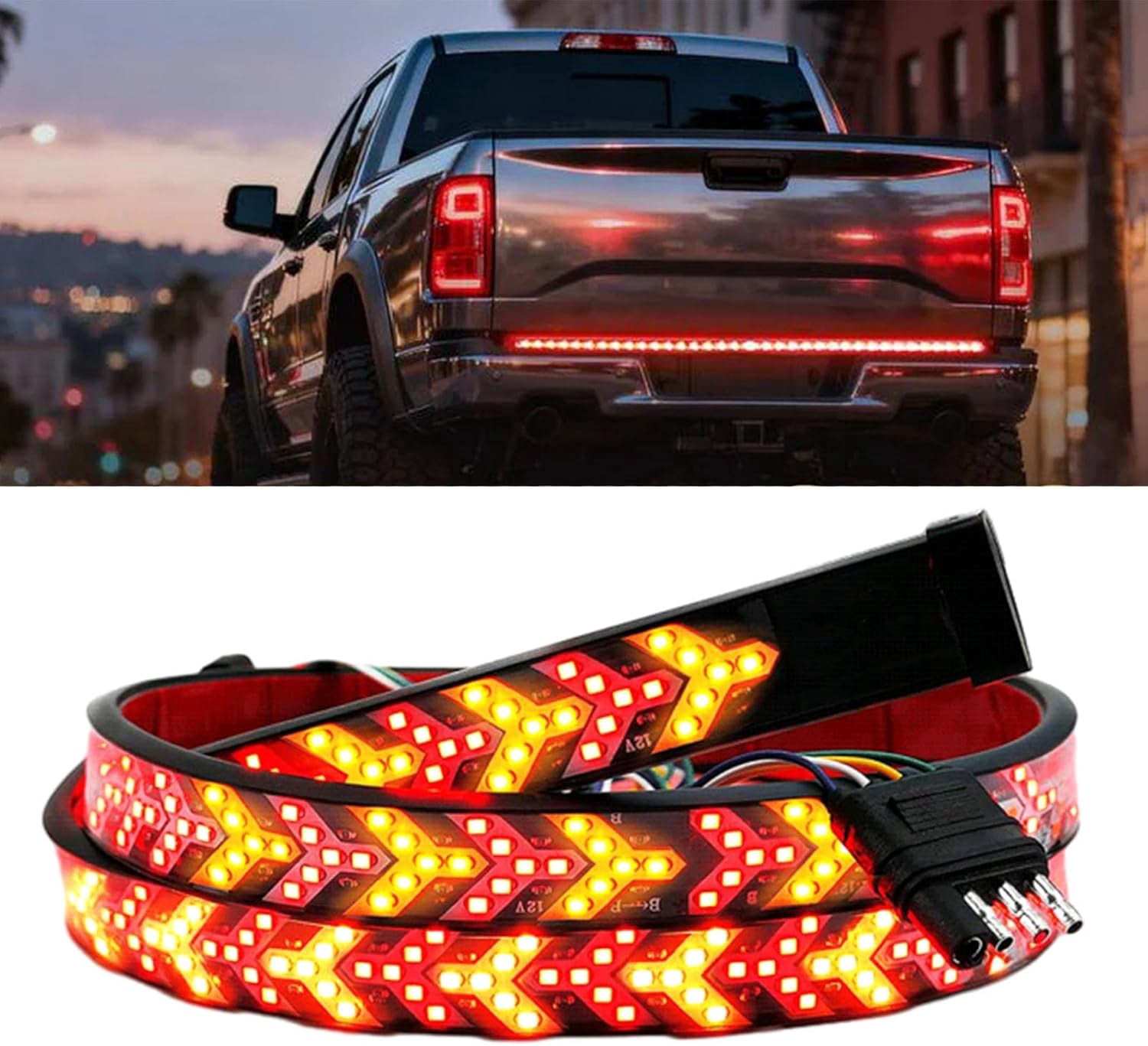 40-95 Inch Truck Tailgate Strip Light LED Bar - 2026 Upgraded LED ...