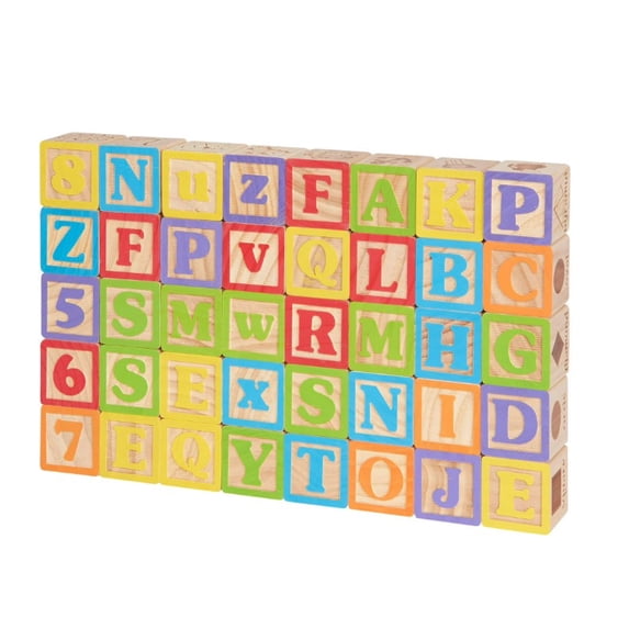 40 ALPHABET BLOCKS - Walmart.com