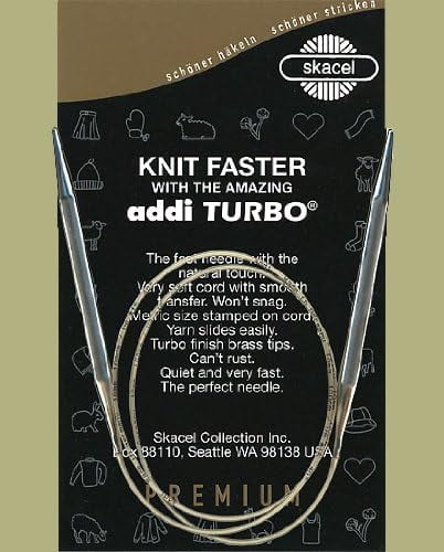 40" Addi Turbo Circular Needles - US 4 - Knitting Needles from Addi ...