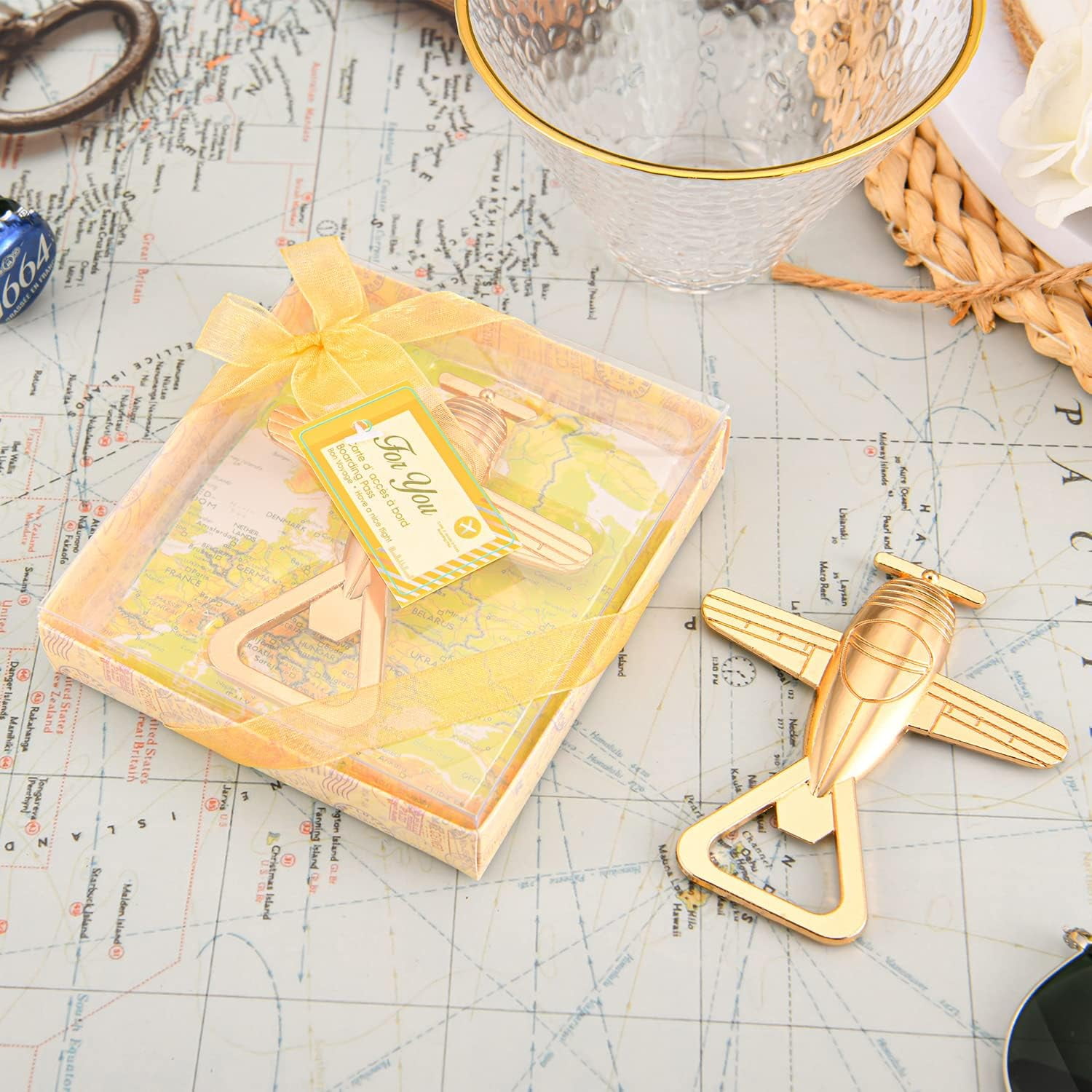 40 Airplane Bottle Openers with Gift Box, Aviation Gifts for , Airplane ...