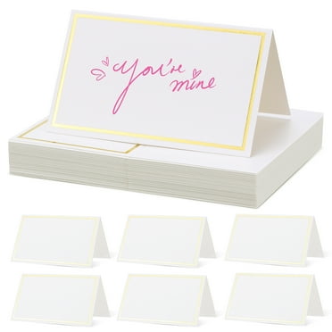 "Dry Erase Reusable Name Tent Table Cards 8.5"" x 3"" (30 Pack) for ...