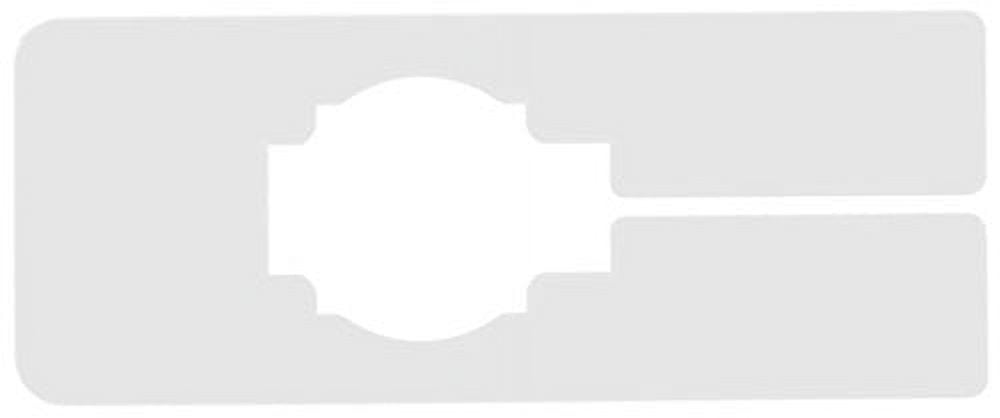 "JSP Manufacturing 40 Blank Rectangular Clothing Size Dividers, White ...