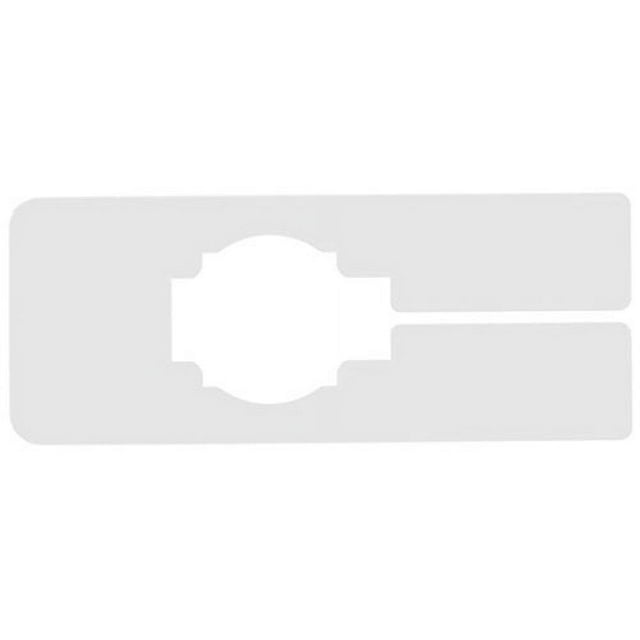 40 White Rectangular Blank Size Dividers for Organizing Retail Clothing ...