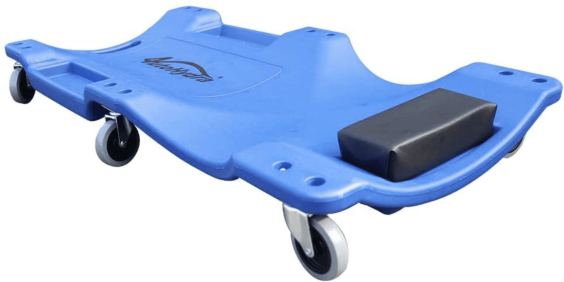 40" Blow Molded Plastic Rolling Garage/Shop Creeper Mechanic Cart 6 ...