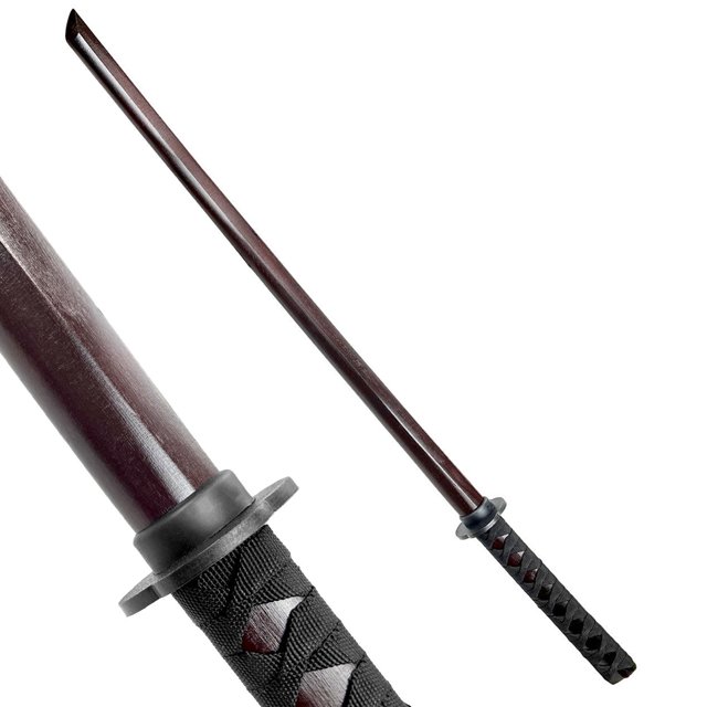 40" Bokken Sword, Japanese Kendo Katana Wooden Samurai Training Sword - Walmart.com