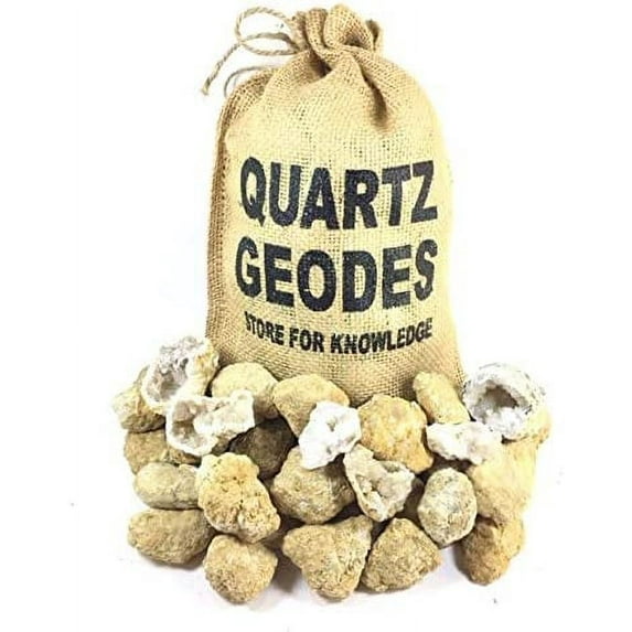 40 Break Your Own Geodes Crystals Bulk Pack - Whole Moroccan 1.5 ...