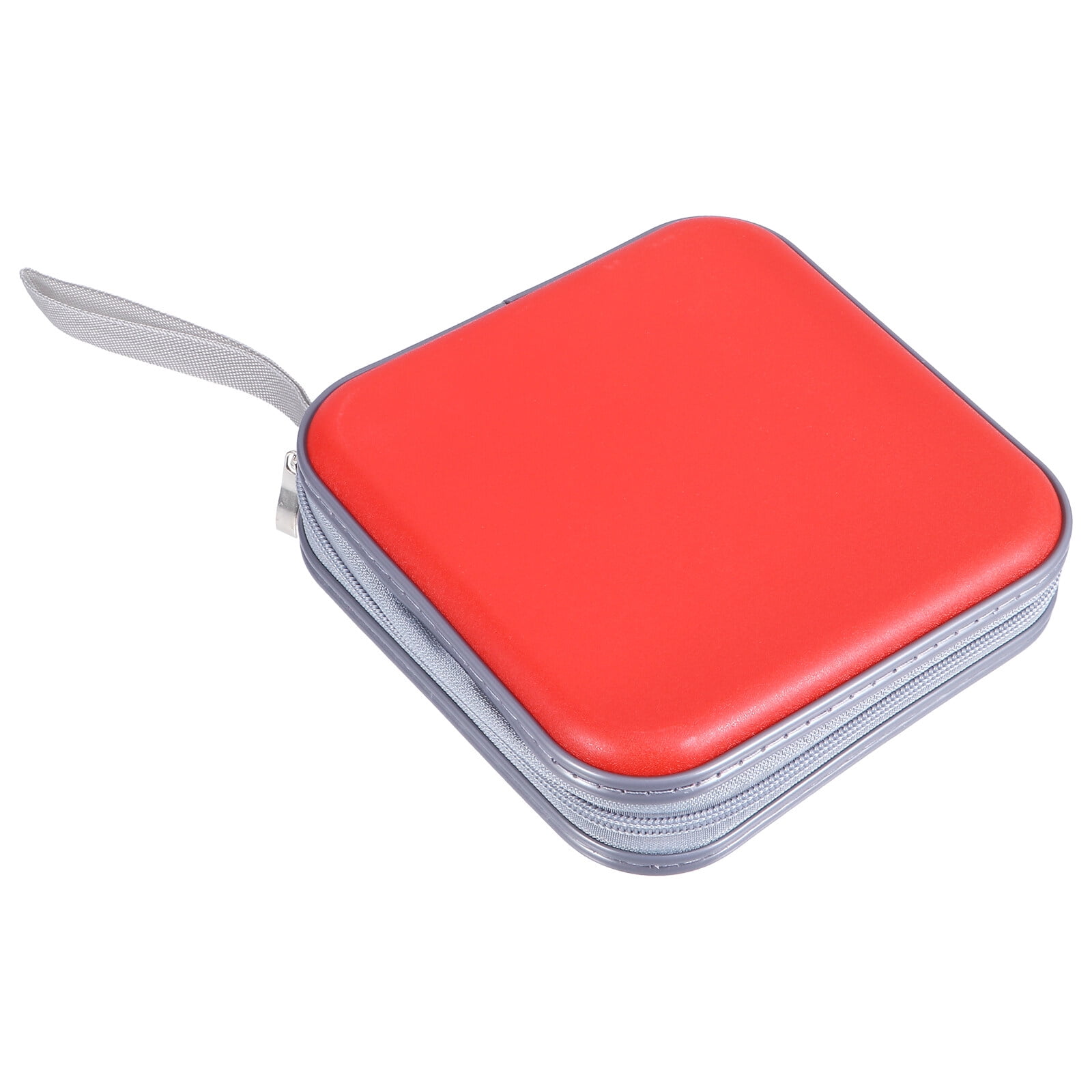 40 Capacity Plastic DVD Case Portable Zipper CD Storage Case Holder ...