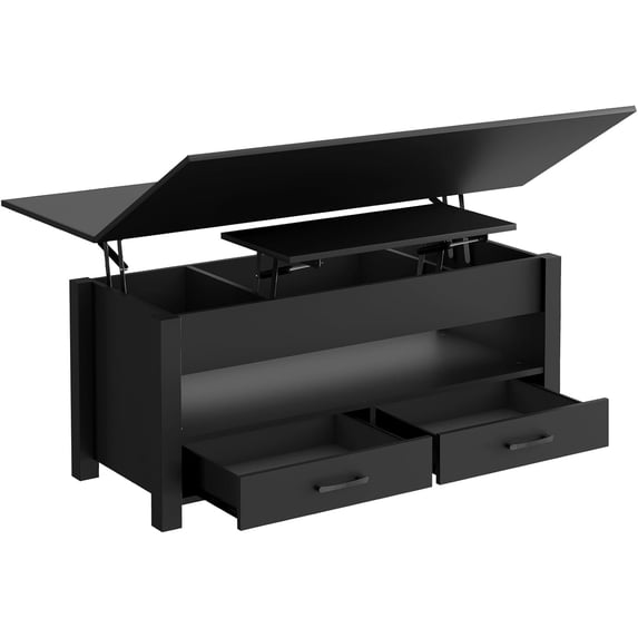 40'' Coffee Table,4 in 1 Multi-Function Lift Coffee Tables with Storage ...