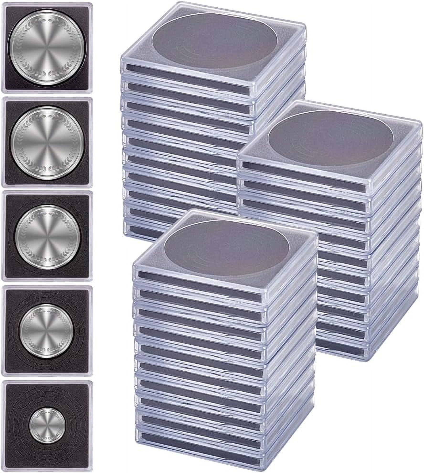 40 Coin Display Holder Coin Snap Holder Protect Gasket Coin Holder Case ...