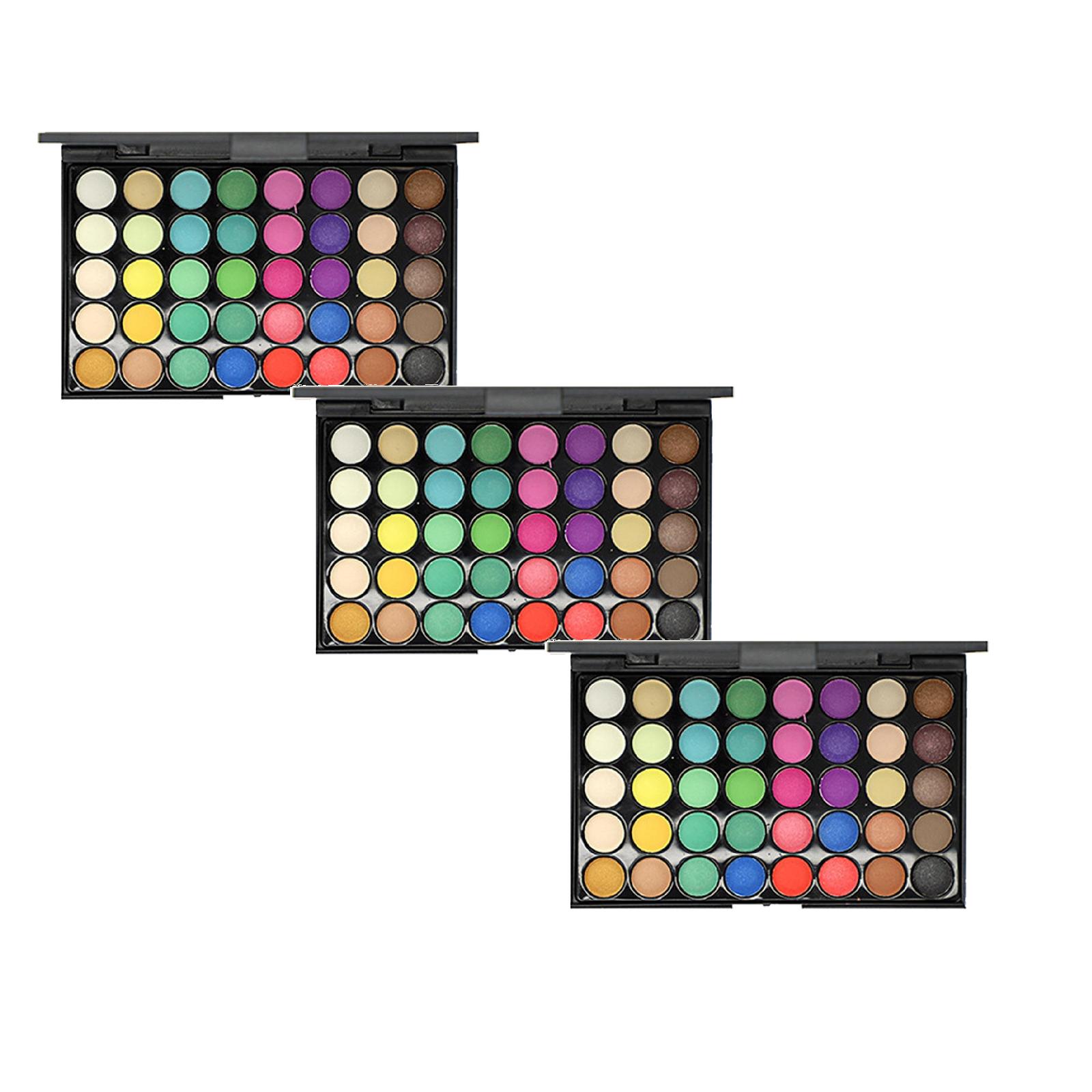 40 Color Rainbow Eyeshadow Palette,Professional Makeup Matte Shimmer ...