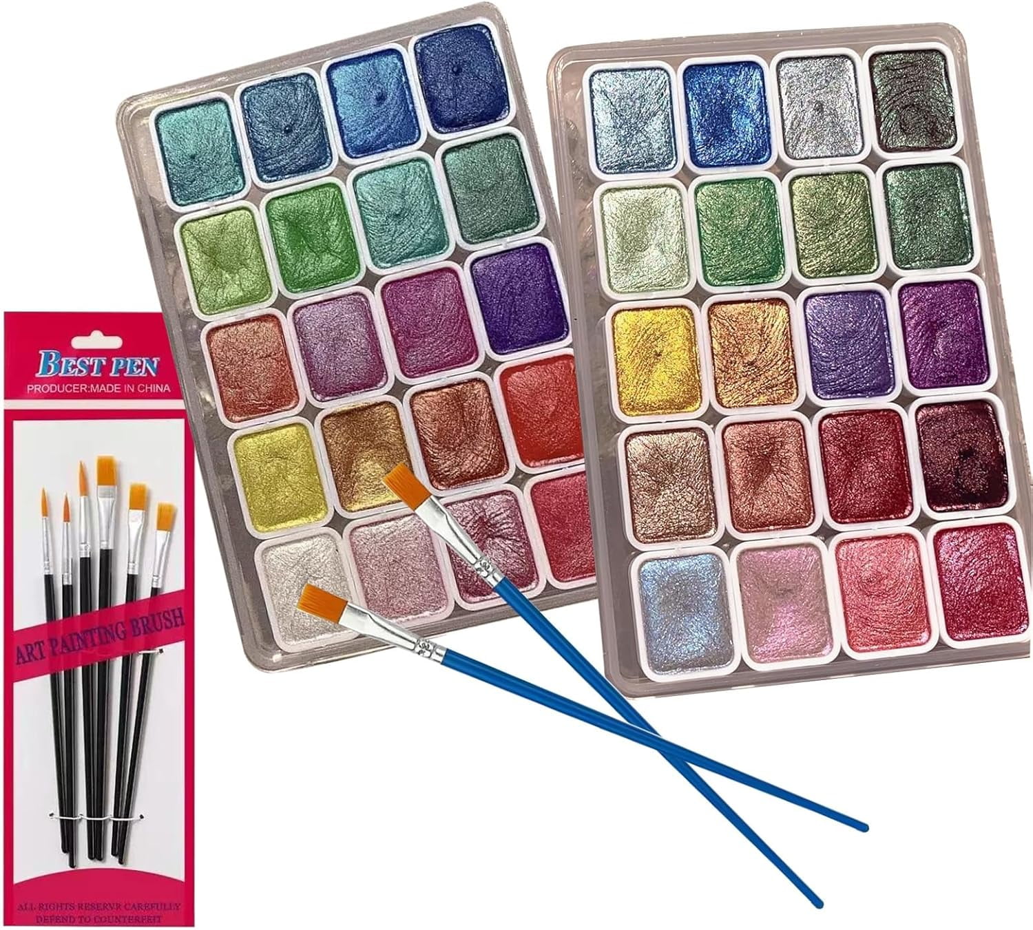 40 Colors Color Shifting Watercolor Paint,2026 New Mini Shifting ...