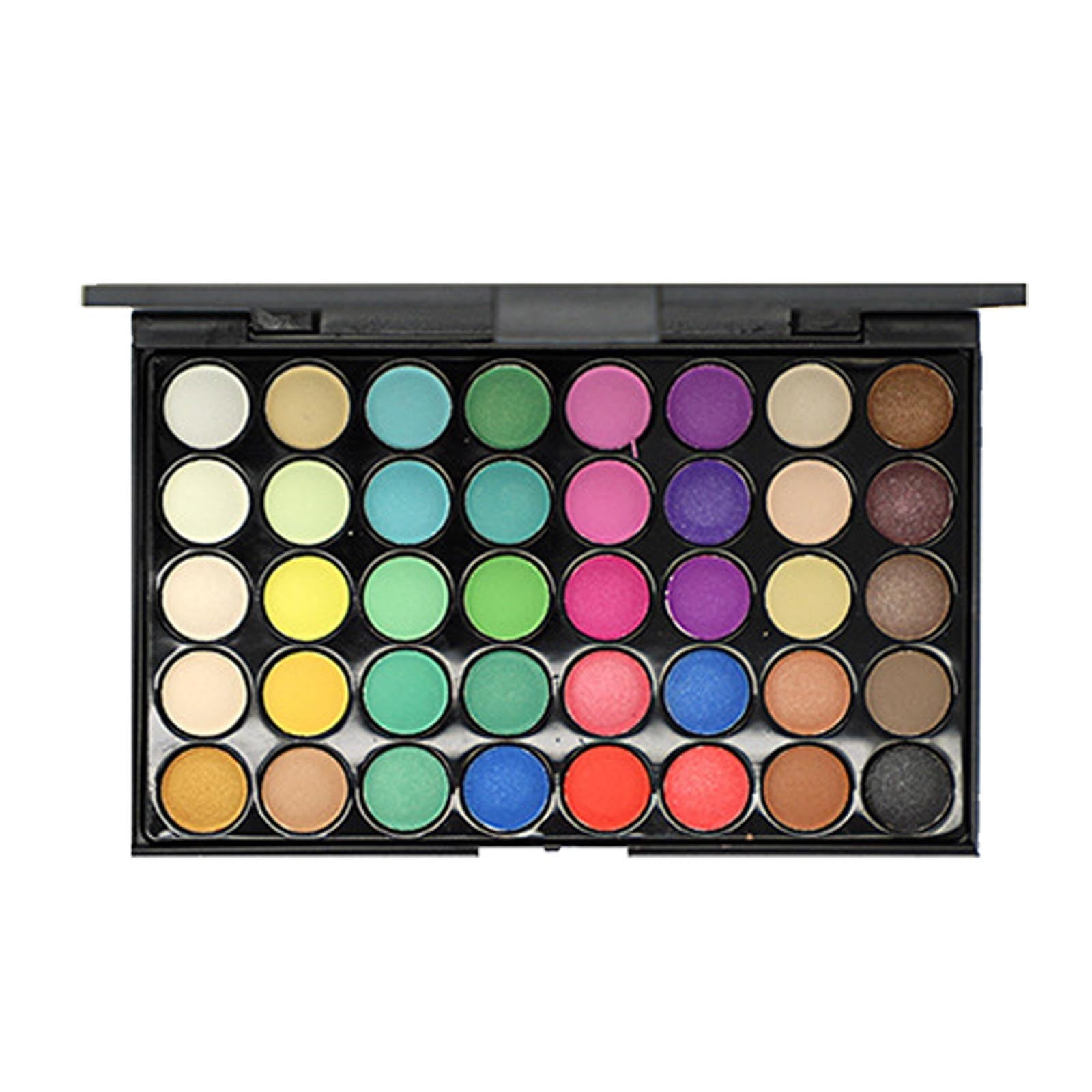 40 Colors Vegan Matte Shimmer Eyeshadow Palette Glitter Makeup Set ...