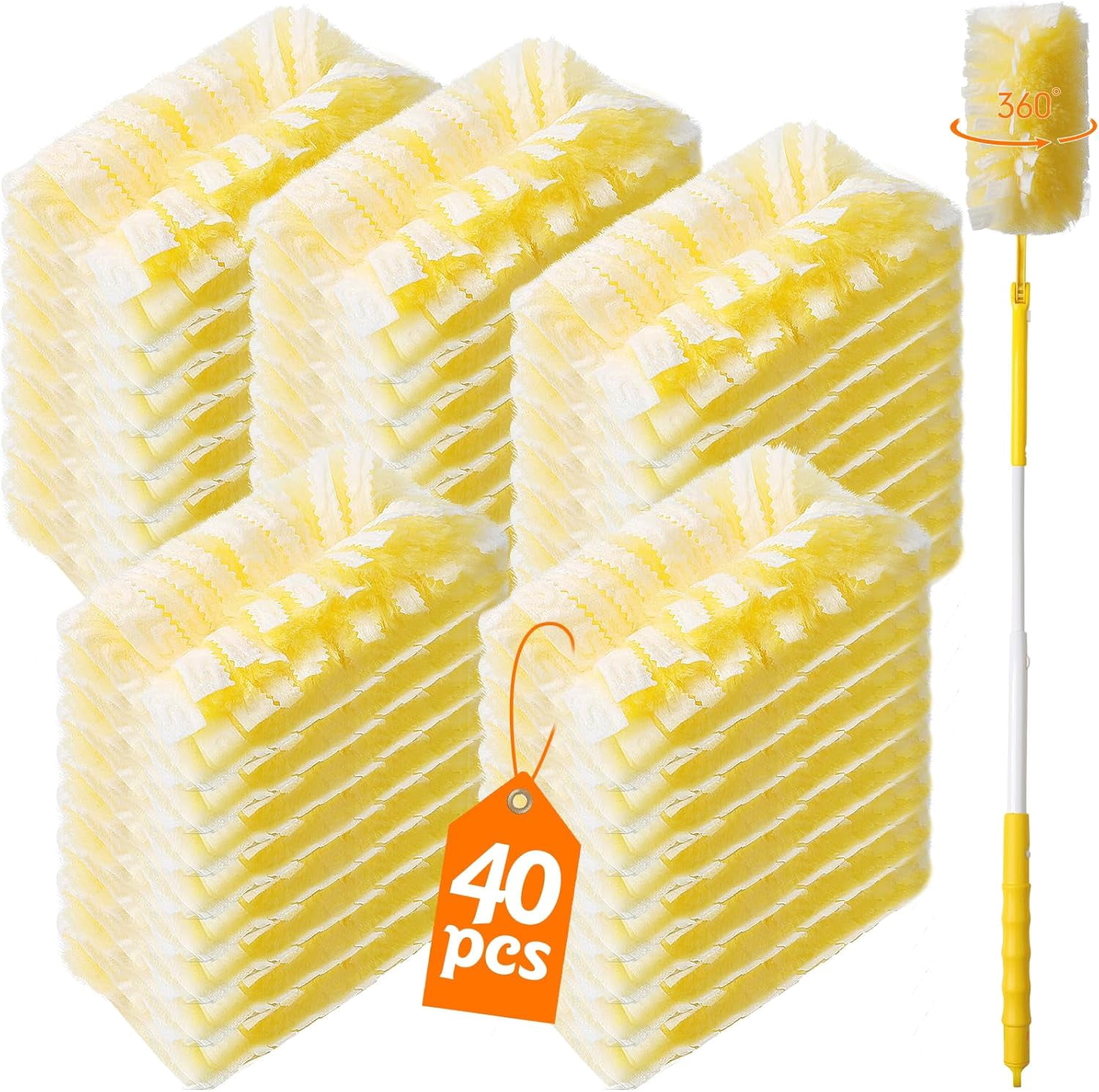 40 Count 360? Duster Refills Compatible with ,Large Size-Extra Thick ...