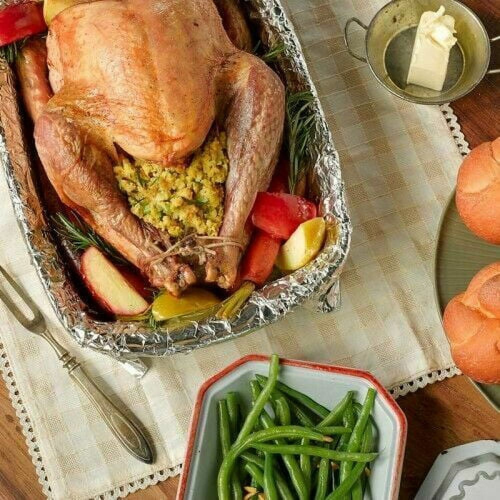 40 Disposable Roasting Pan Non Stick Aluminum Roaster Pan Heavy-Duty ...