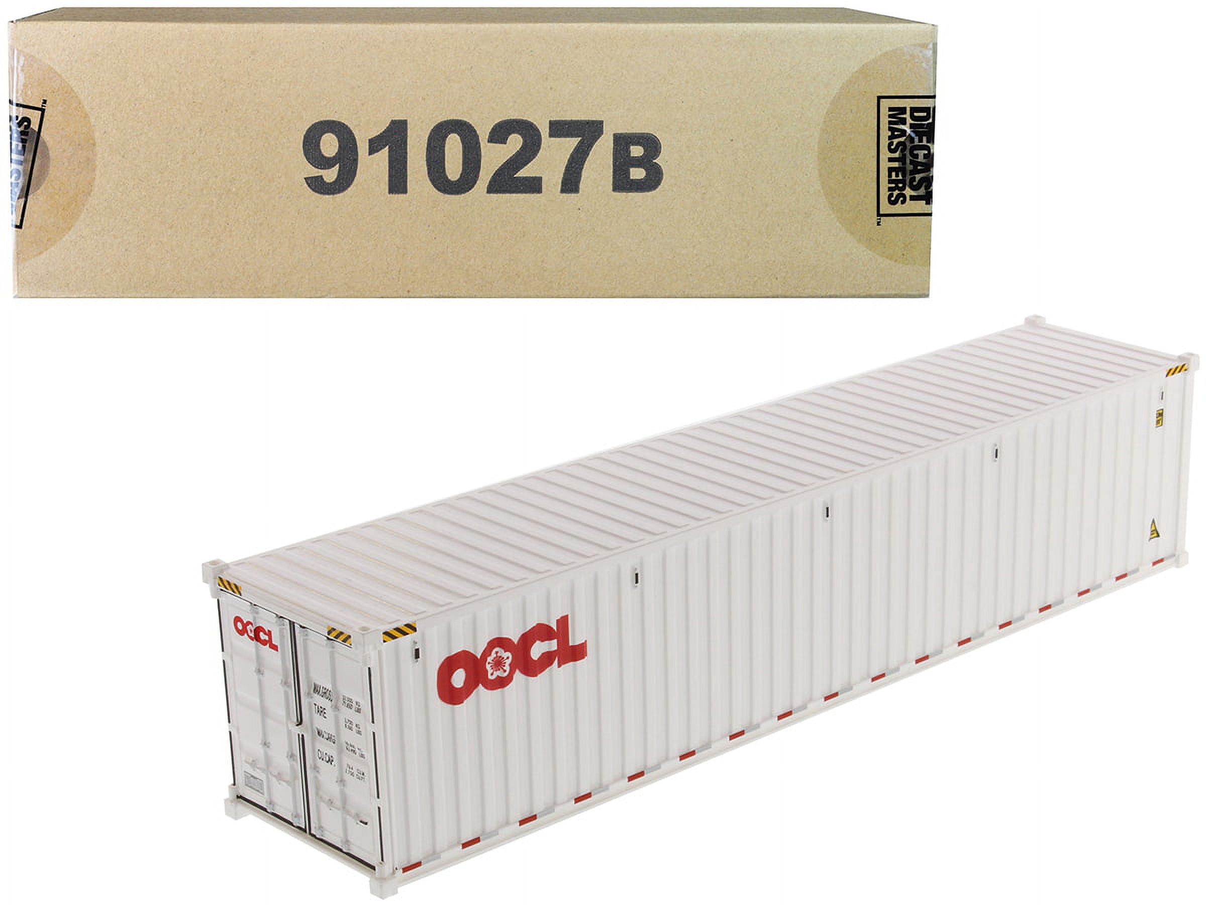 40' Dry Goods Sea Container "OOCL" White "Transport Series" 1/50 Model ...