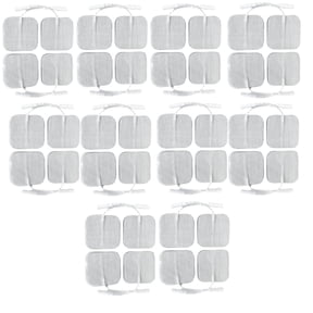 FitRx Electrode Massager TENS Unit Pads, 2 Large Pads and 4 Small TENS ...