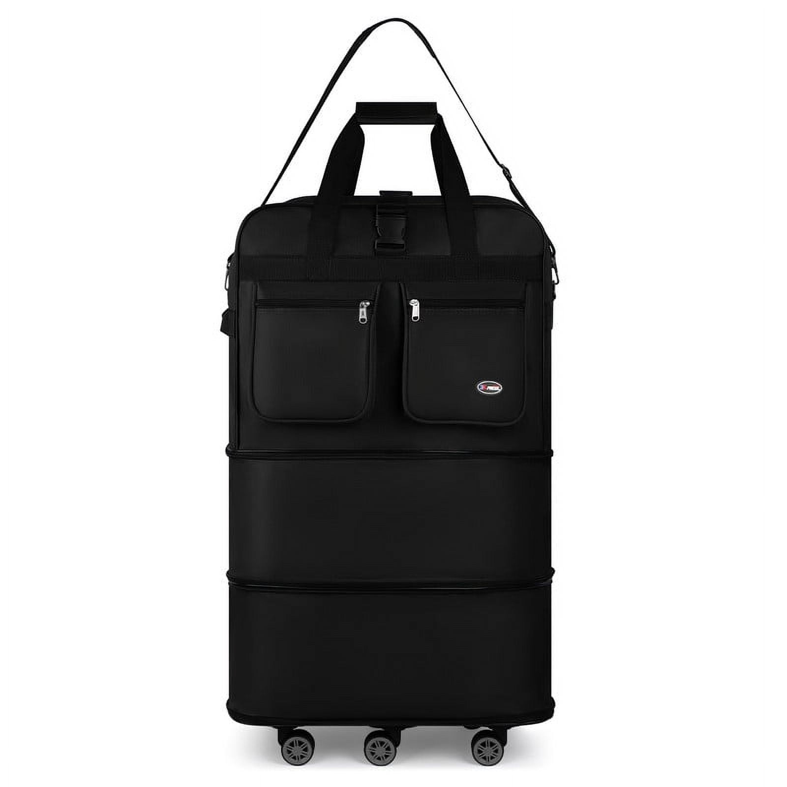 40" Expandable Foldable Rolling Duffle Bag Water-resistant Collapsible ...