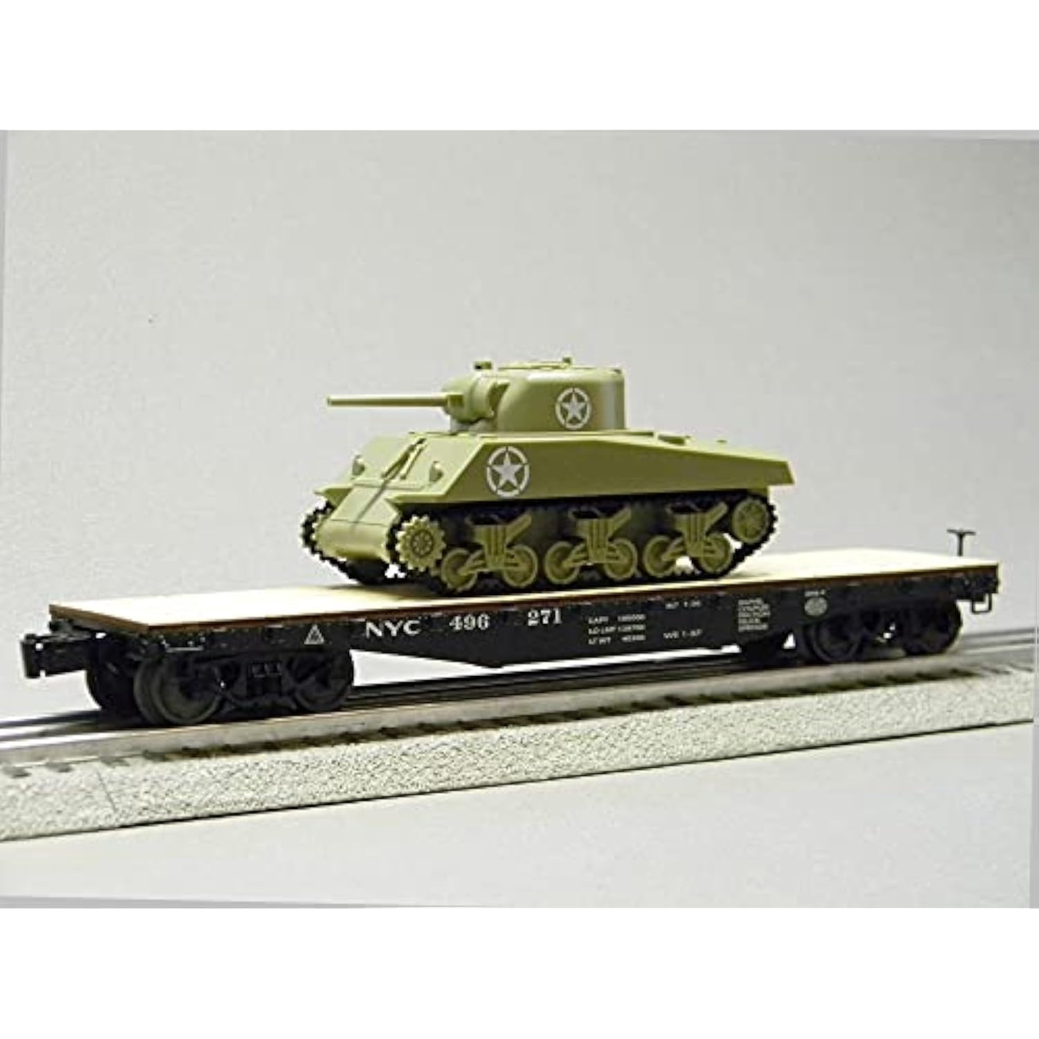 40' Flat W/Sherman Tank NYC 496271 - Walmart.com