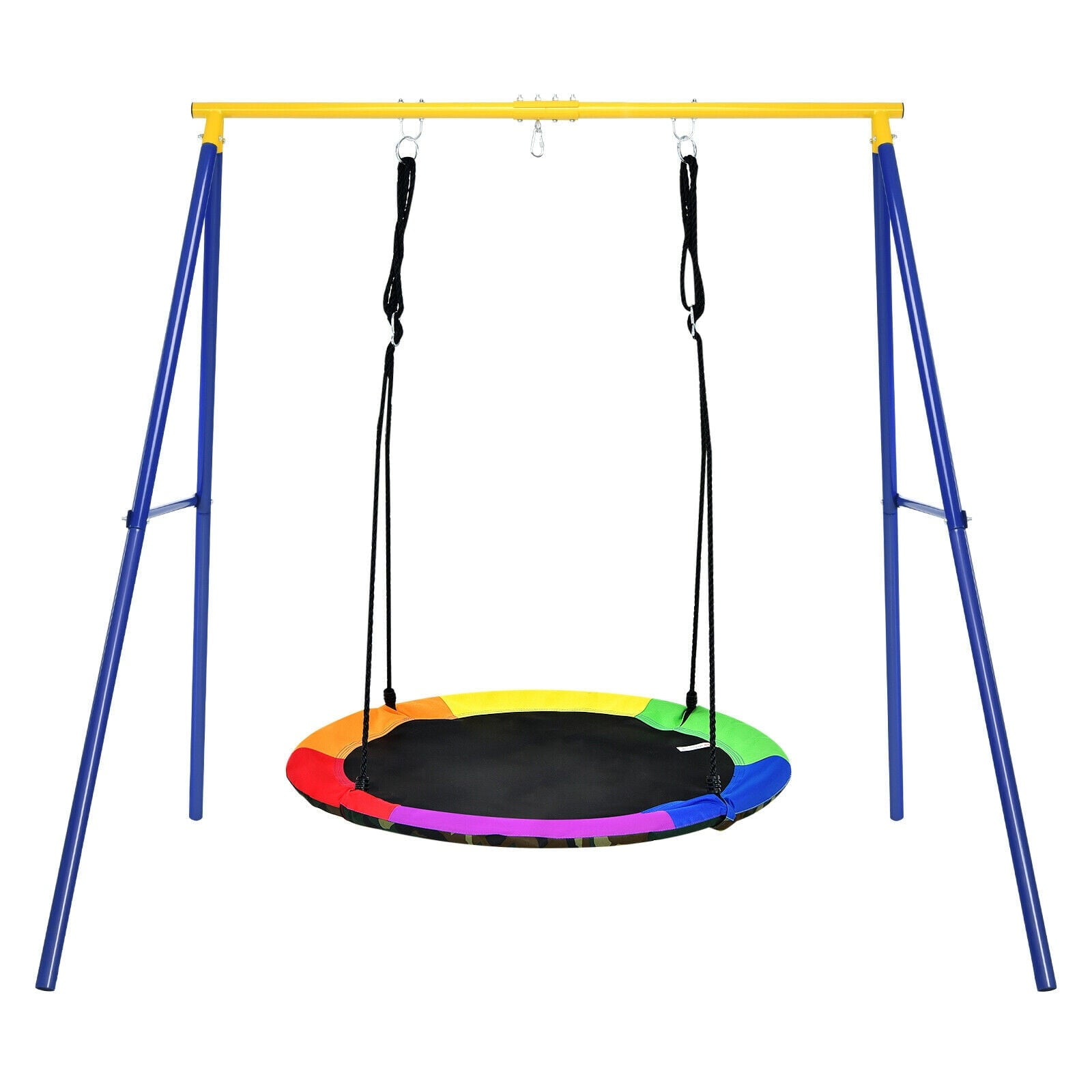 40" Flying Saucer Tree Swing for Kids Round Tree Swing for Outdoor ...